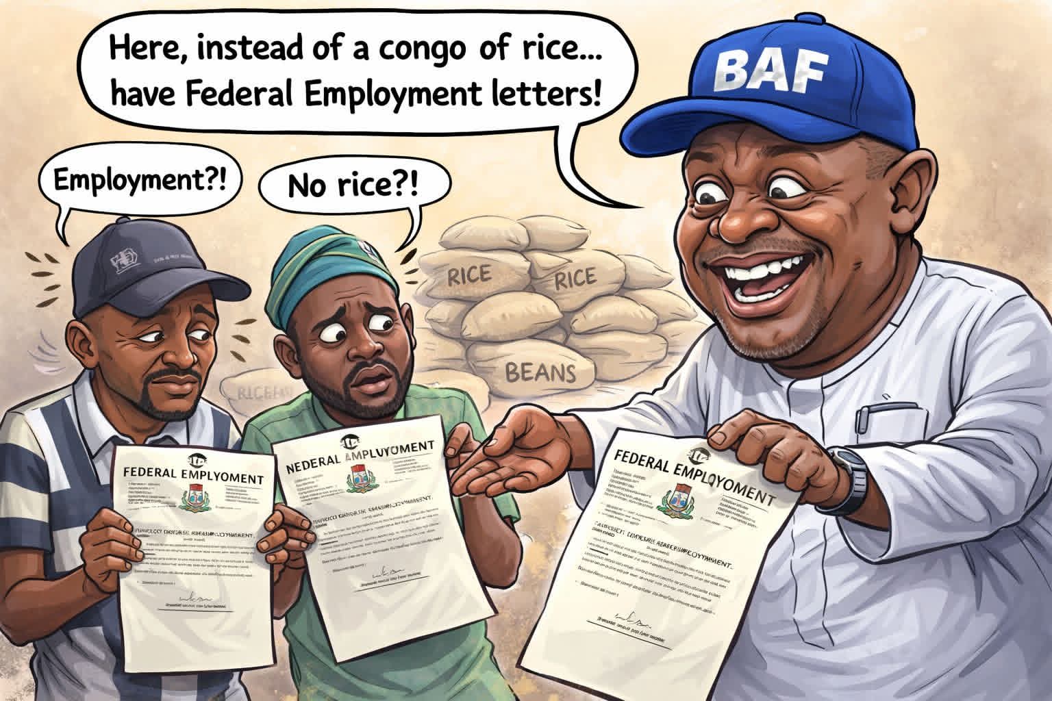 STUPID SENATOR WHO GAVE LETTERS INSTEAD OF CONGO OF RICE IN XMAS - The ...